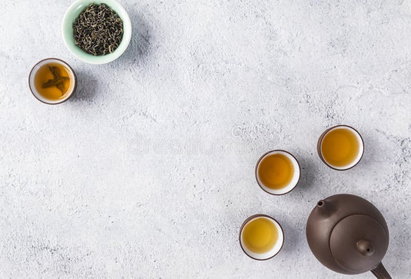 Tea cups and tea sets stock image. Image of brunch, chinese - 248239981