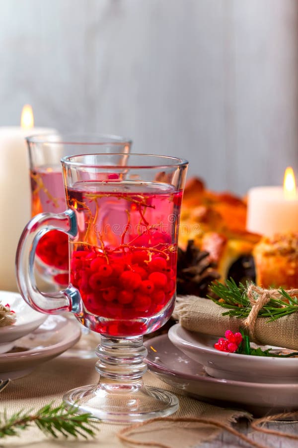 Tea Currants in a Transparent Mug Stock Photo - Image of flame, berry ...