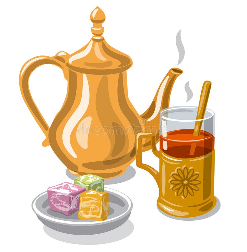 Mint Moroccan Tea Stock Illustrations – 75 Mint Moroccan Tea Stock ...