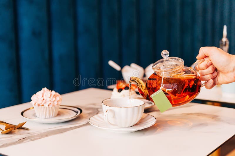Interior Image of Cozy and Stylish Tea Room Stock Photo - Image of ...