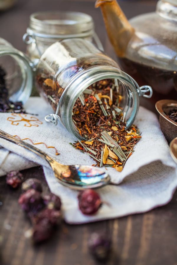 Tea with Different Additives Stock Image - Image of aromatherapy, green ...