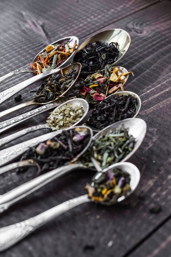 Tea with Different Additives Stock Photo - Image of leaf, fruit: 70512760