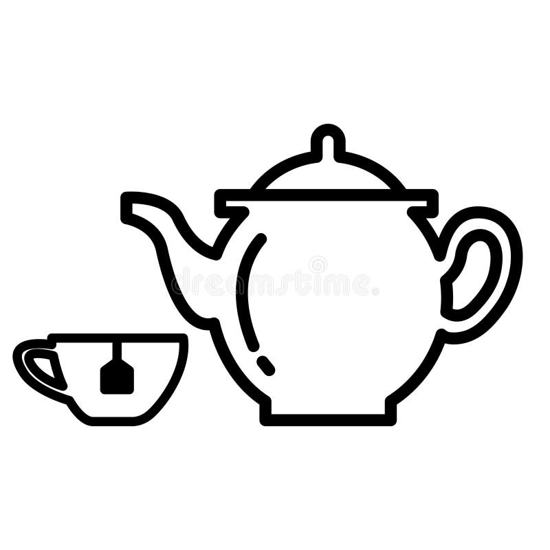 Tea Drink Icon Vector Design Template Basic RGB Stock Illustration ...