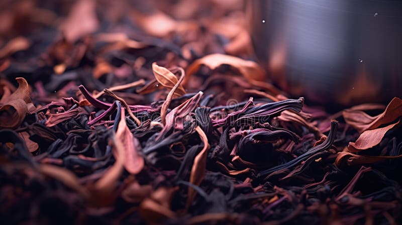 Tea Elegance Unveiled: Mesmerizing Details in Extreme Close-Up Stock ...