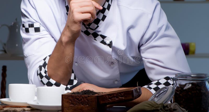 Tea Expert Brewing Cup of Drink Stock Image - Image of antioxidant ...