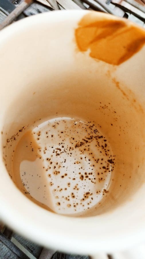 Finished Tea in a Lovely Morning Stock Photo - Image of alone, dessert ...