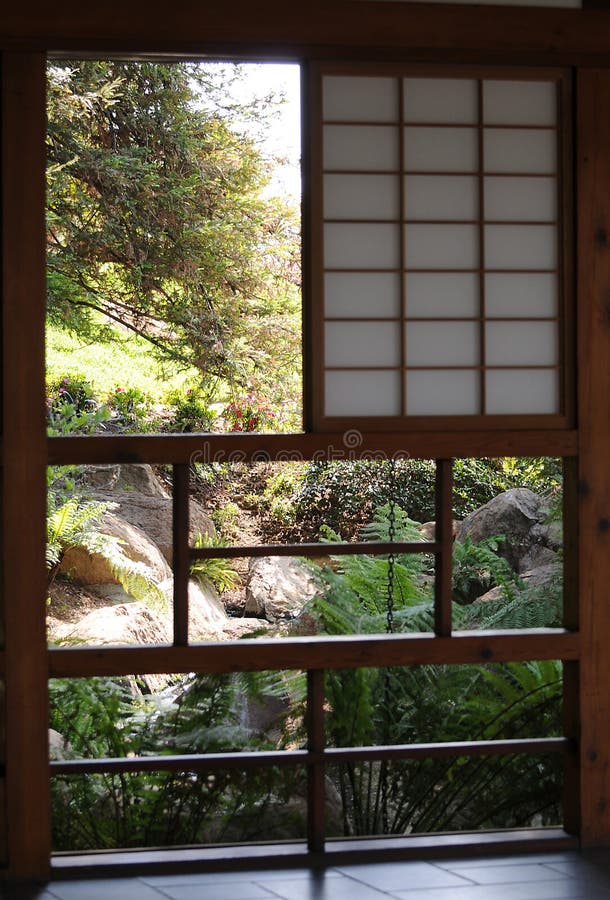 Tea House Window Picture. Image: 9908304