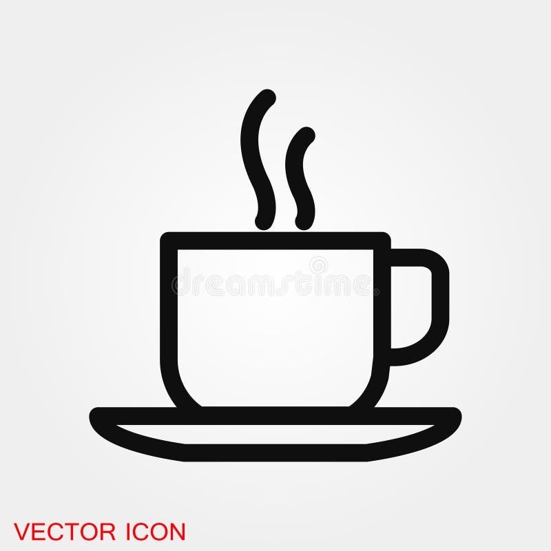 Tea Icon Vector Sign Symbol for Design Stock Illustration ...