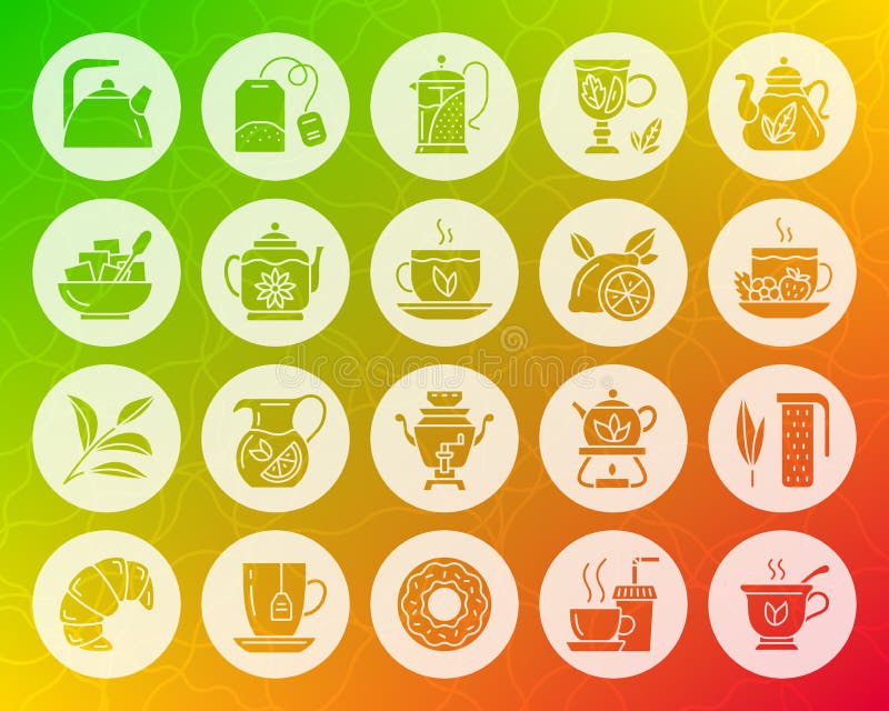 Making Tea Icons Stock Illustrations – 199 Making Tea Icons Stock ...
