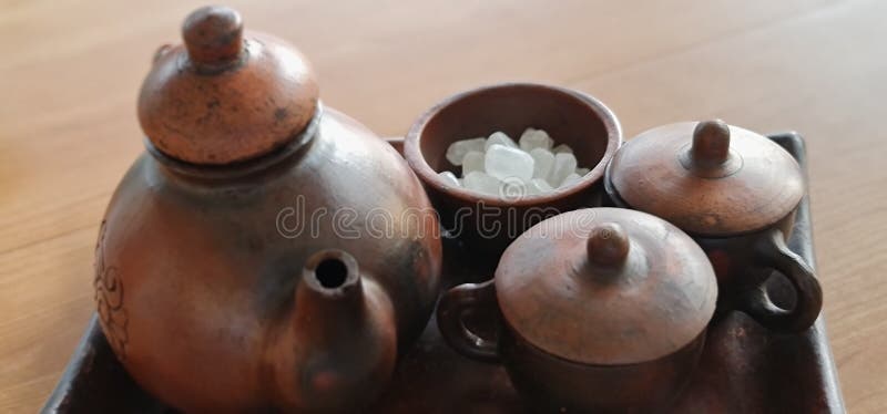 Tea with Indonesian taste stock image. Image of vase - 242783827