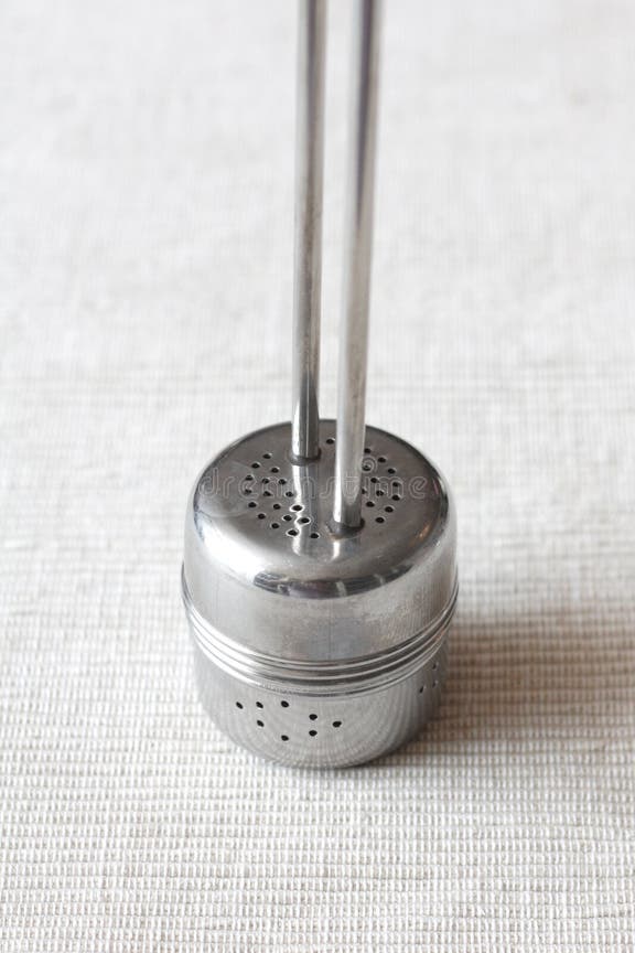 Tea infuser stock photo. Image of refresh, metal, clamp - 14202732