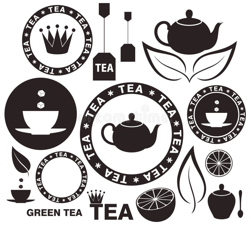 Green tea stock vector. Illustration of organic, lemon - 42467437