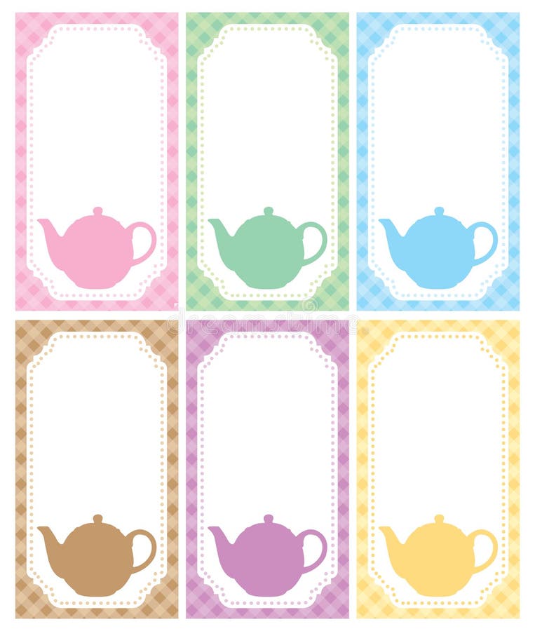 Tea label stock vector. Illustration of emblem, label - 31610461