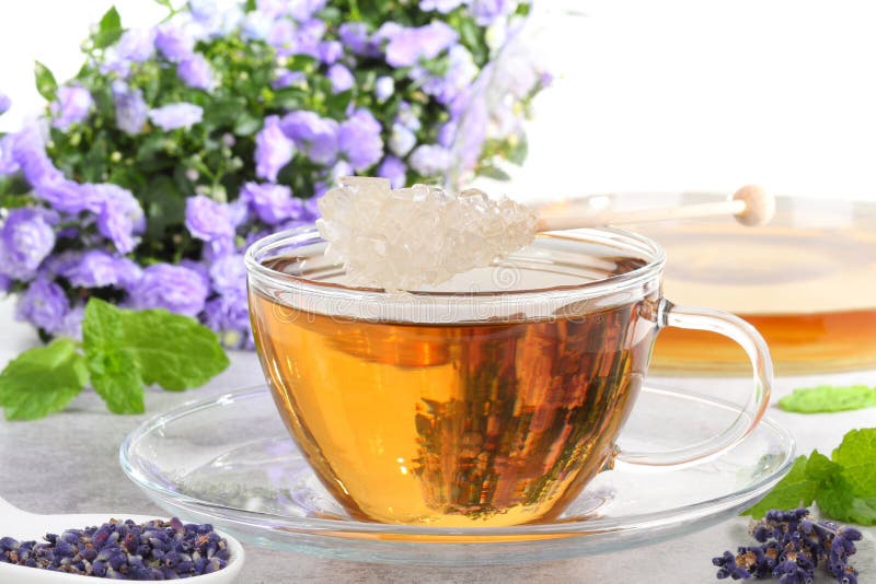 Lavender tea stock image. Image of brew, breakfast, dieting - 15127429