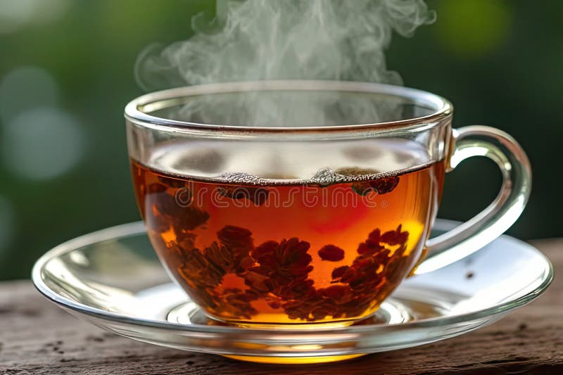 Tea Leaves Reflection Revisited Stock Illustration - Illustration of ...