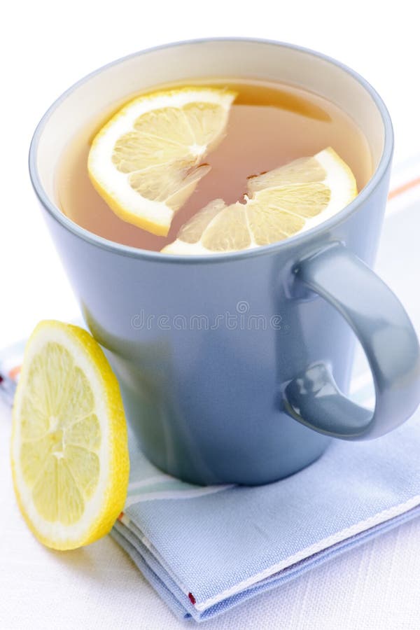 Tea with lemon stock photo. Image of nature, slice, health - 14814514