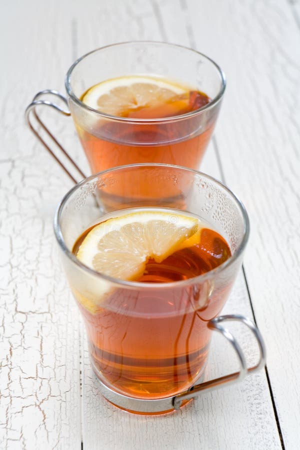 Tea lemon stock image. Image of brewing, herbal, healthy - 2151705