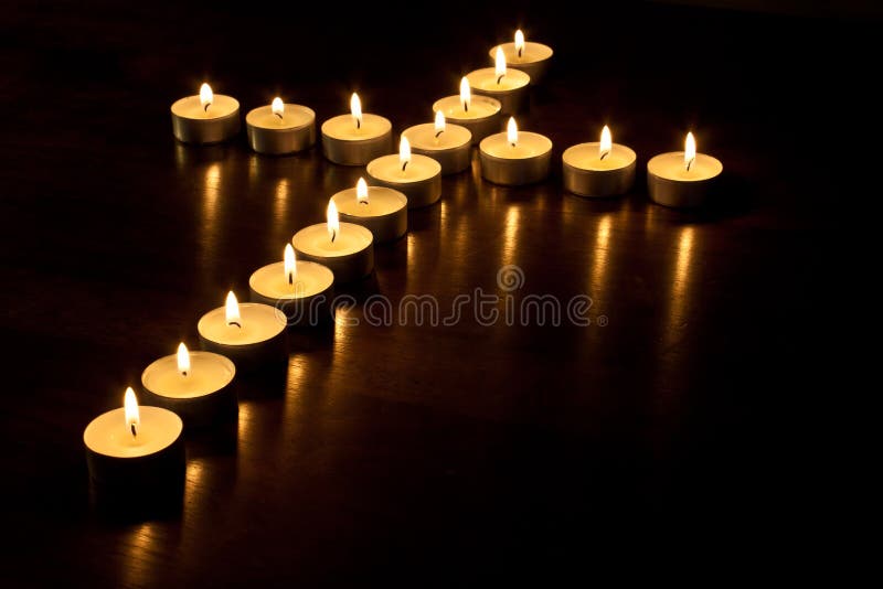 Tea Light Cross stock image. Image of church, religion - 33139073