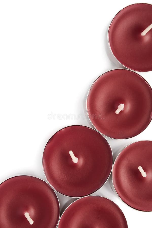 Tea lights stock image. Image of candles, romantic, element - 41969201