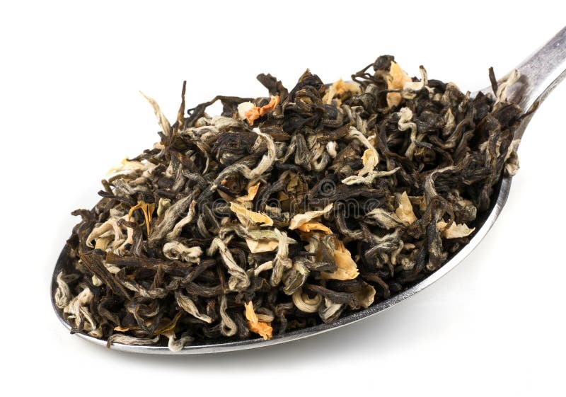 Tea loose dried tea leaves stock photo. Image of chai - 36010472