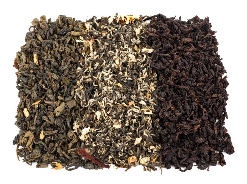 Tea loose dried tea leaves stock photo. Image of chai - 36010472