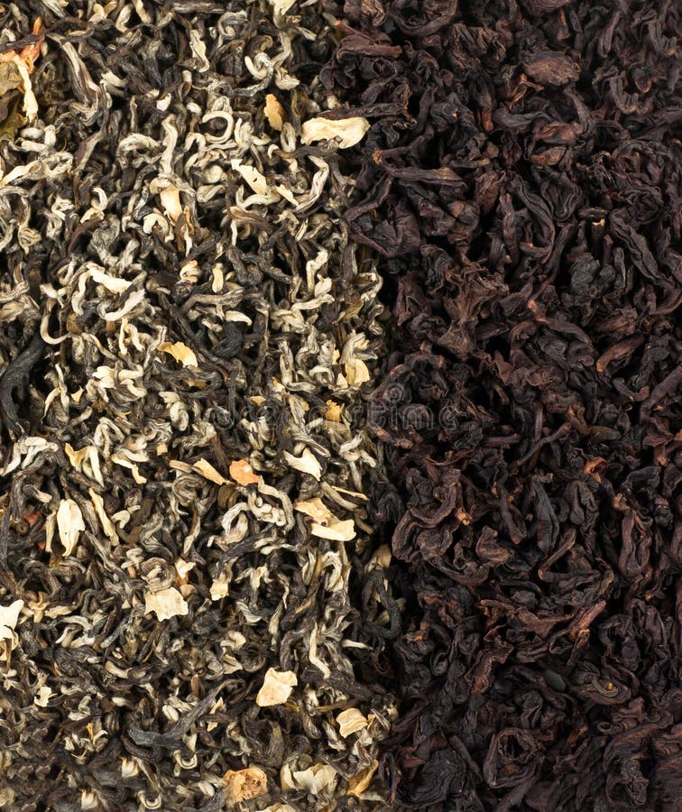 Tea loose dried tea leaves stock photo. Image of chai - 36010472