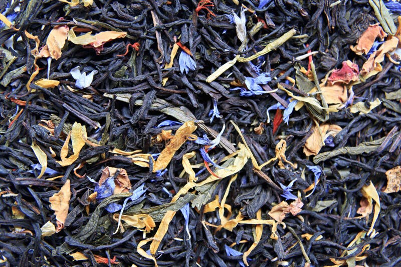Floral black tea stock image. Image of leaves, idyll - 37266799