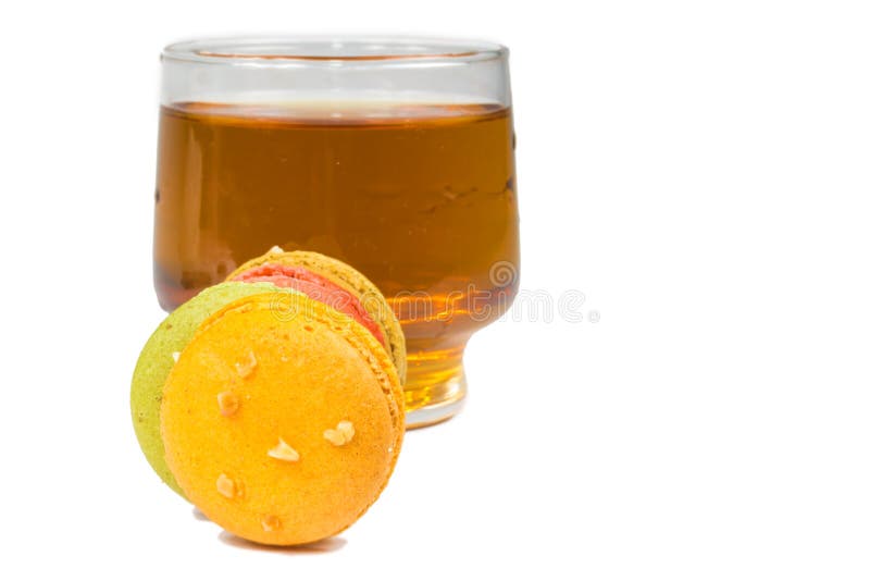 Tea and macaroon stock image. Image of breakfast, french - 62485999
