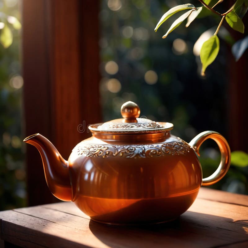 Tea Maker Chinese Teapot Made for Steeping Tea Leaves To Brew Tea Stock ...