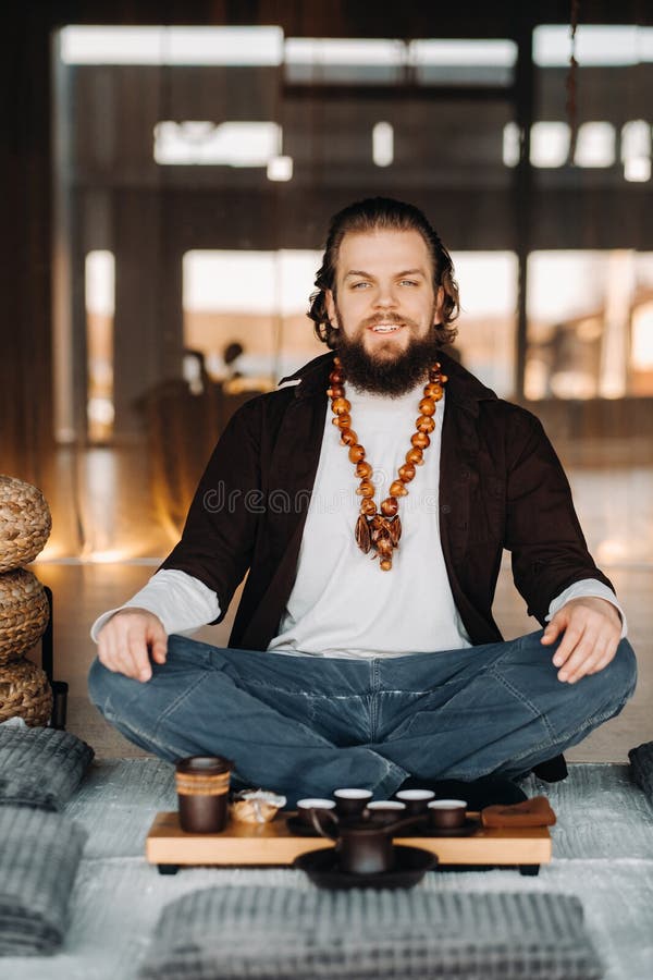 The Tea Master is Preparing To Hold a Tea Ceremony in the Interior ...