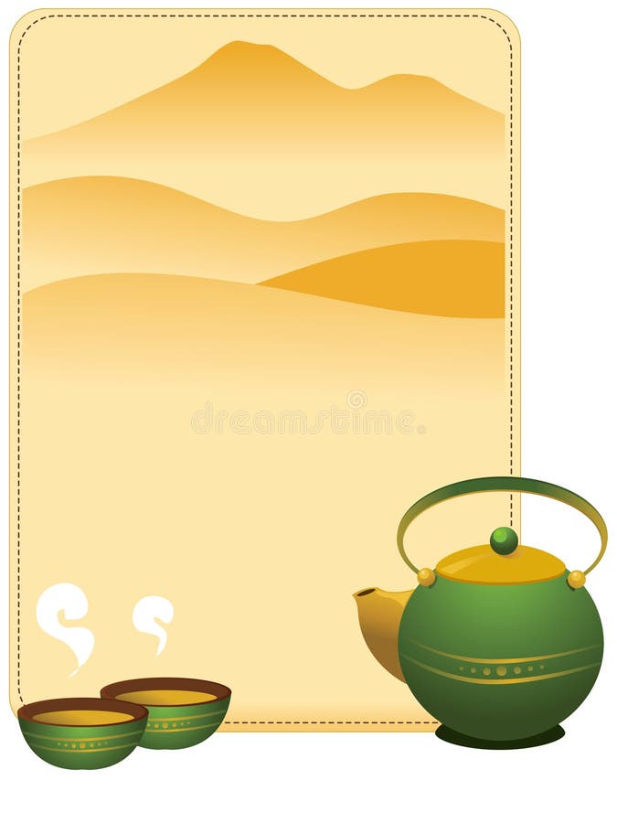 Tea menu stock illustration. Illustration of grey, blank - 16148503