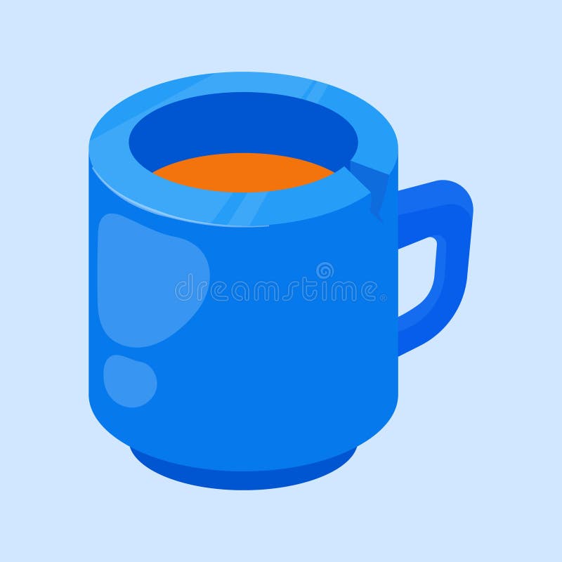 Tea Mug Vector Illustration. Tea Cup Icon Vector Stock Vector ...