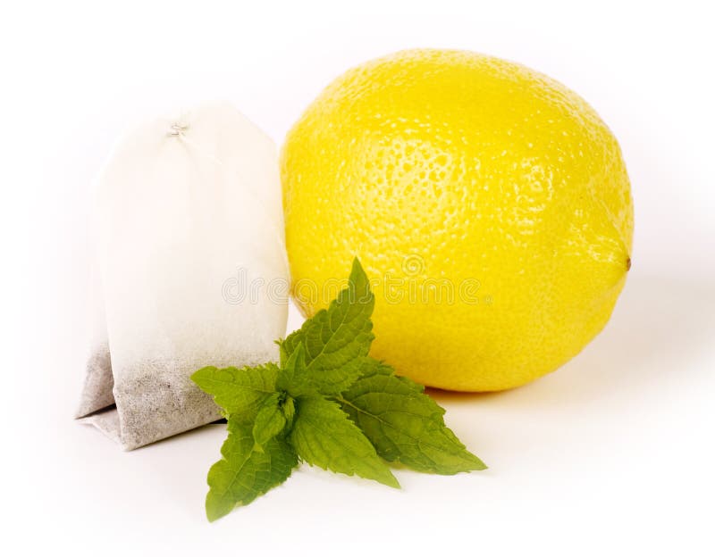 Tea package with lemon stock photo. Image of group, concept - 31883156