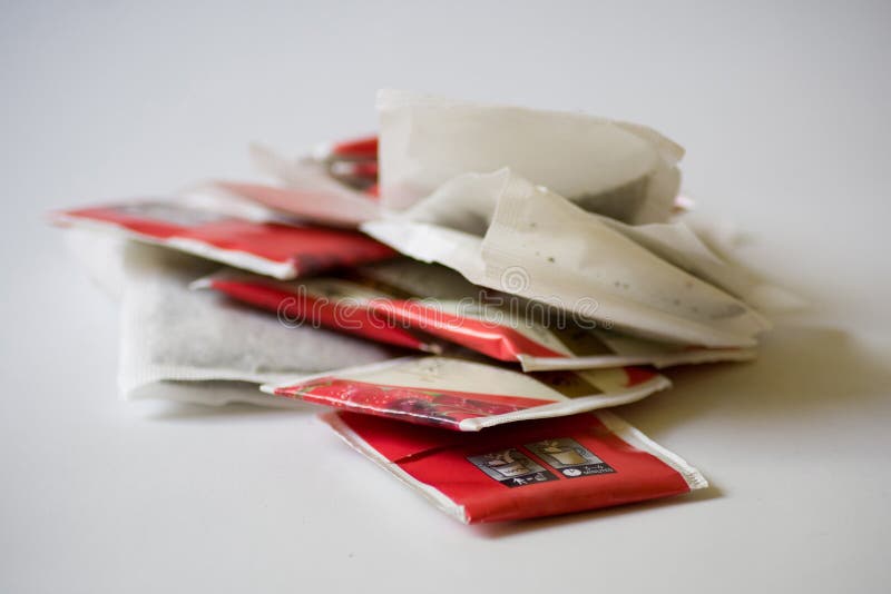 Tea Packets stock image. Image of isolated, fruits, unpacked - 11894265