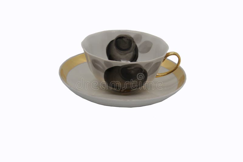 Tea Pair on a White Background Stock Image - Image of medicine, full ...