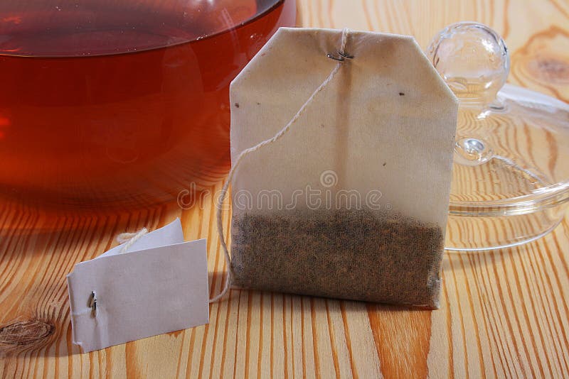 Tea in a paper bag stock image. Image of paper, chinese - 12346253