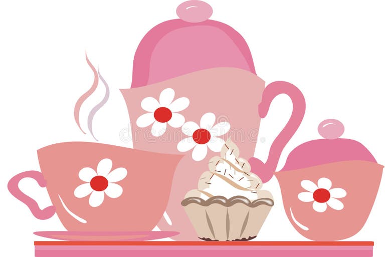 Tea Party Tray Stock Illustrations – 212 Tea Party Tray Stock ...