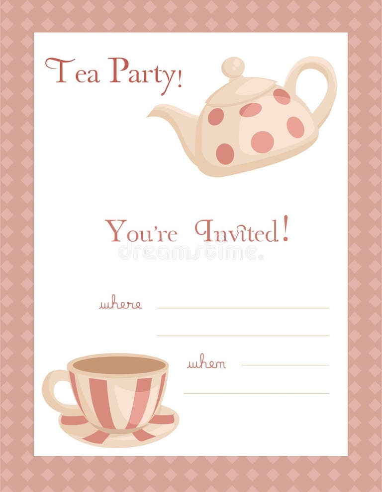 Tea Pot Invitation Stock Illustrations – 1,439 Tea Pot Invitation Stock ...