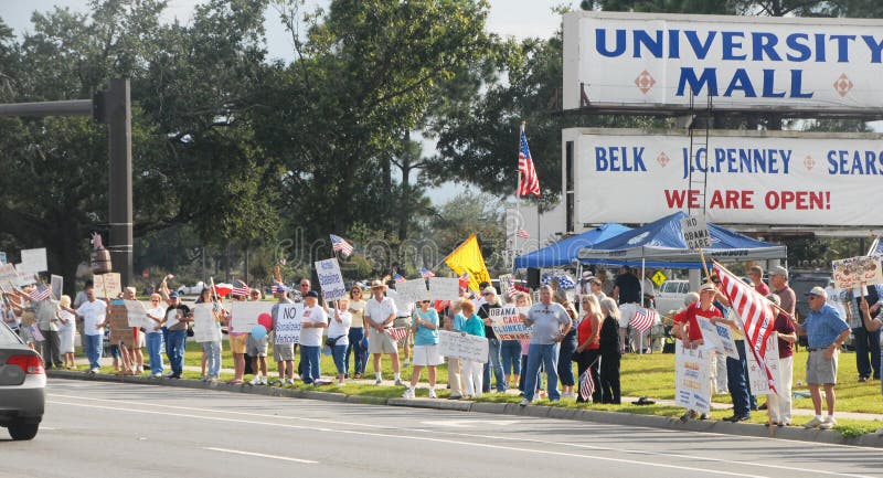 Tea Party Protesters editorial image. Image of gathering - 10857780