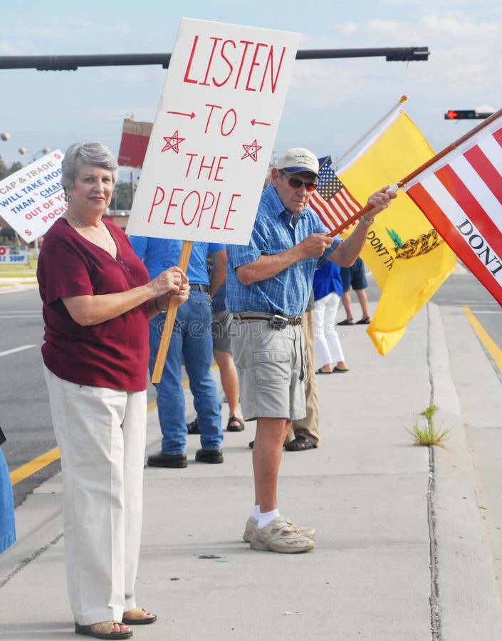 Tea Party Protesters editorial photo. Image of healthcare - 10857791