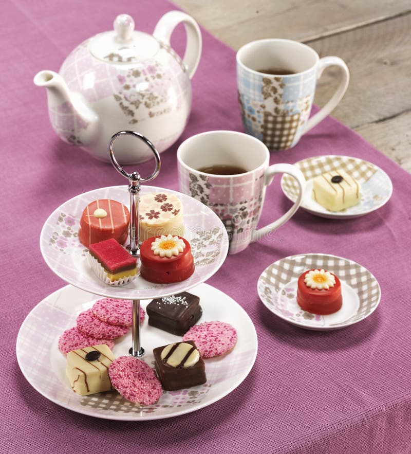 Tea pastry cupcakes stock photo. Image of coffee, fall - 78926244