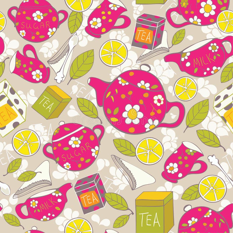 Banner Templates Vector Collection. Tea Party. Stock Vector ...