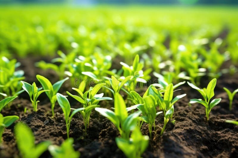 Tea Plants Flourishing in Rich, Fertile Soil Stock Image - Image of ...