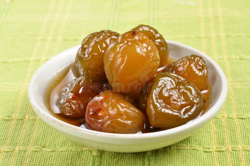 Tea plum stock photo. Image of asia, grains, pile, basket - 53466236