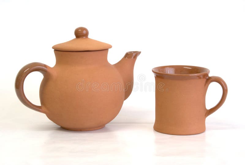 Tea pot and cup stock image. Image of ceramic, teakettle - 2707311