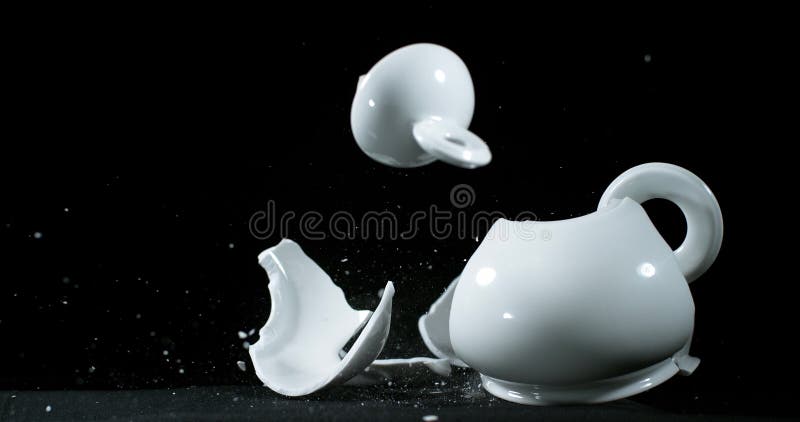 A Fragment of an Exploding Mine Sticking Out in the Wall Stock Footage ...