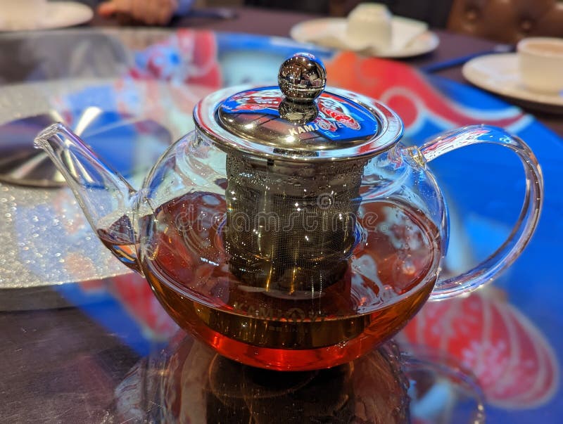 Tea pot glass diffuser stock image. Image of blue, diff - 268311043