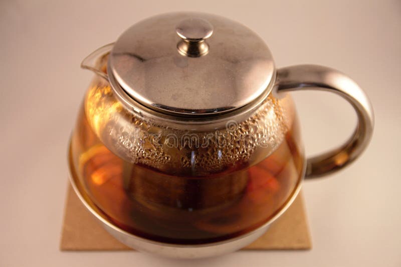 Tea pot stock photo. Image of lemon, autumn, blue, relaxation - 45209404