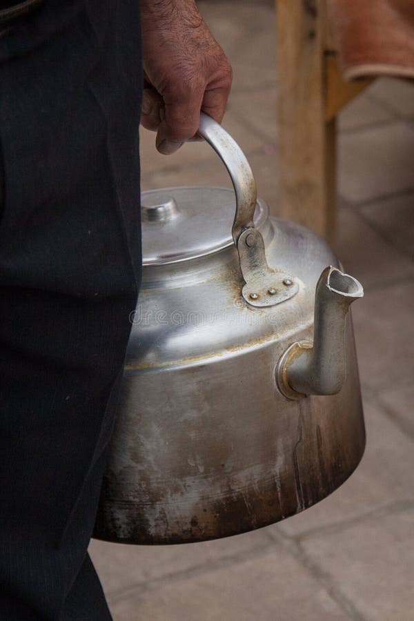 Tea pot, ira stock photo. Image of beverage, iran, drink - 40301216