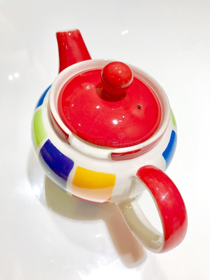 Tea pot pattern on space stock photo. Image of pattern - 111702256